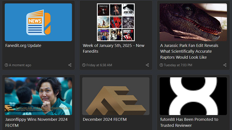 Site News - Fanedit.org Update | Fanedit.org Forums